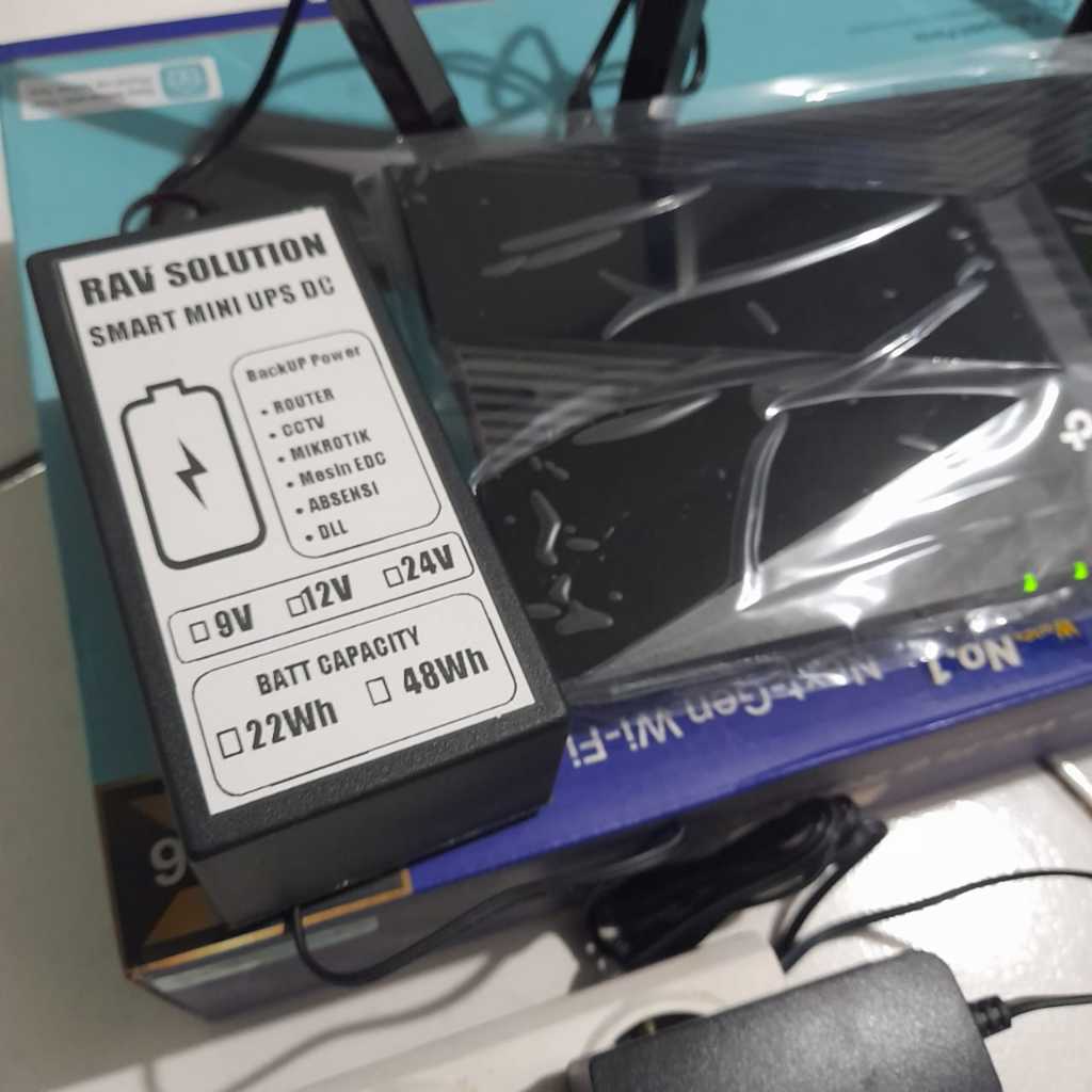 Jual MINI UPS 12 VOLT / BATRE CADANGAN 12 VOLT ROUTER / CCTV / EDC ...