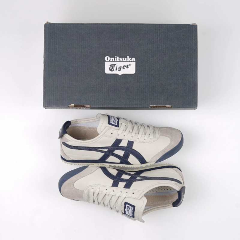 Jual (COD) Sepatu Onit suka Tiger Mex_ico Slip on Tali Spatu Sneakers ...