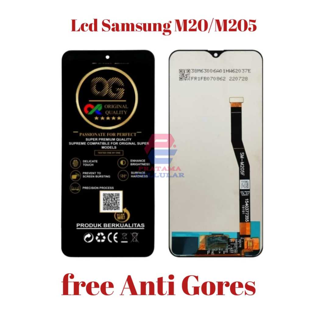 Jual LCD SAMSUNG M20/ M205 OG SUPER FULLSET TOUCHSCREEN BACK | Shopee ...