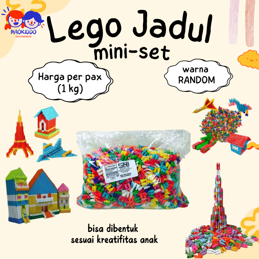 Jual Mainan Lego Jadul rocket mini harga grosir 1 kg | Shopee Indonesia