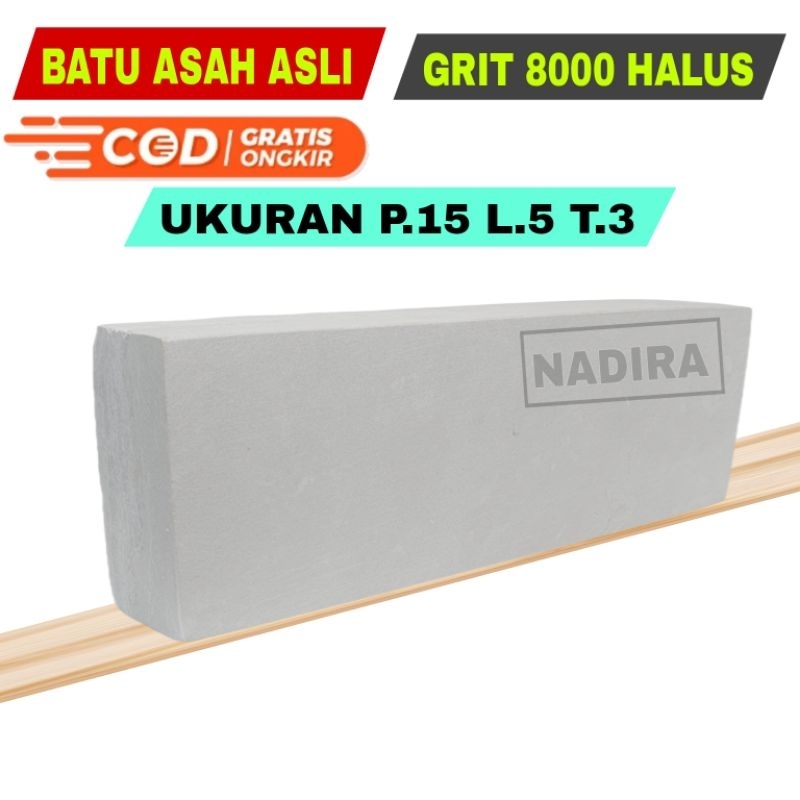 Jual Batu Asah Asli Alam 1 Pcs Ukuran 15x5x3 Cm Grit 8000 Halus ...