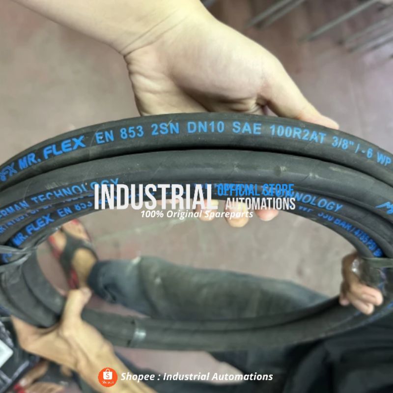 Jual Mr Flex Hydraulic R2 3/8" / 2 kawat 9.5mm selang hidrolik tekanan ...