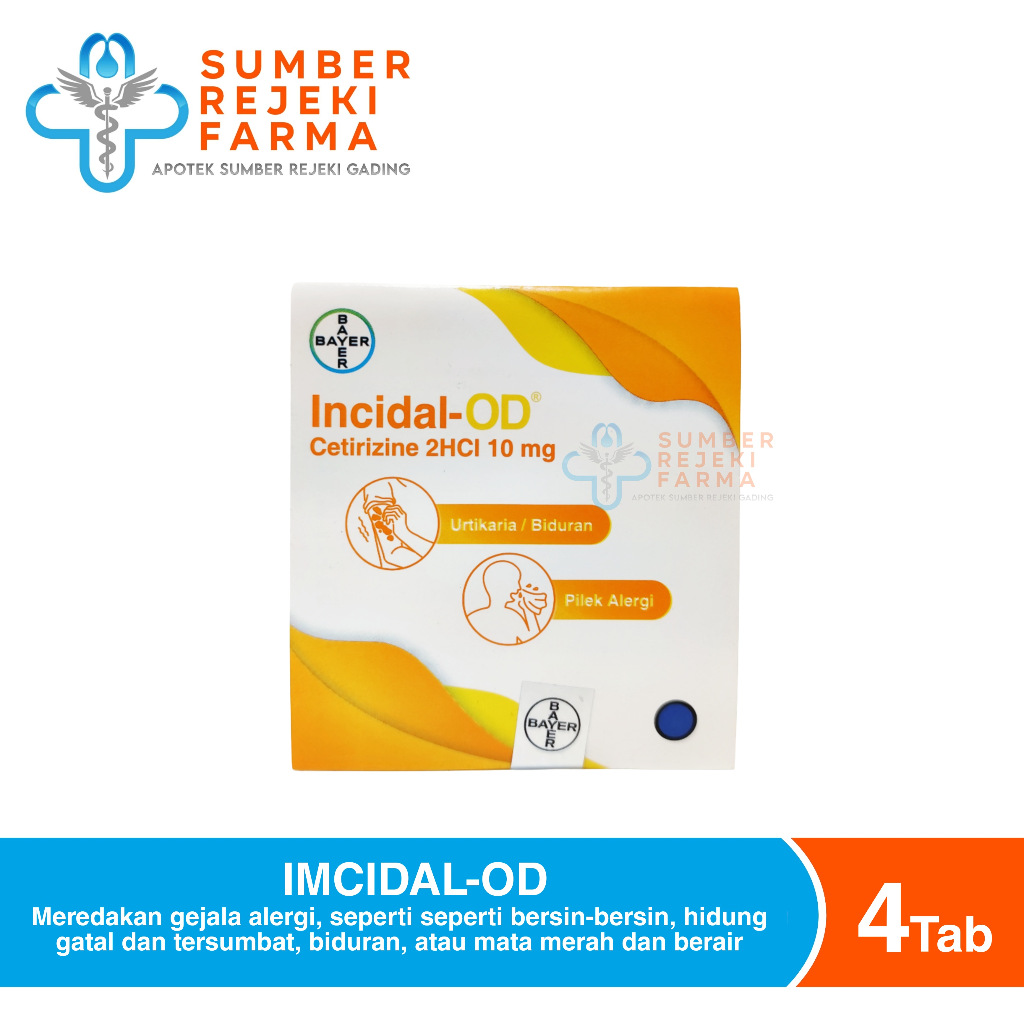 Jual INCIDAL-OD 10 mg Strip 4 Tablet | Shopee Indonesia