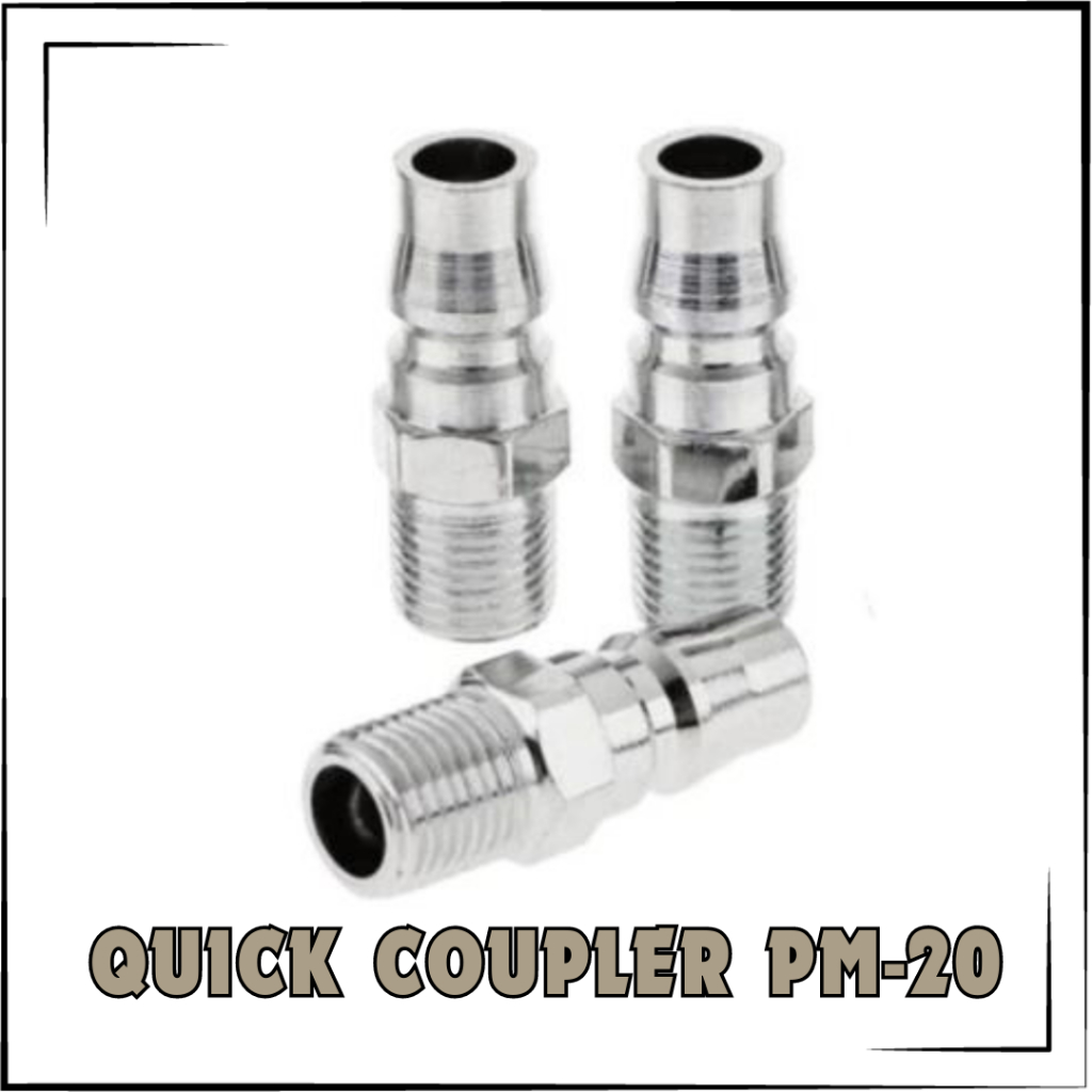 Jual Coupler PM 20 / Coupler Sambungan Angin Compressor PM 20 / Quick ...