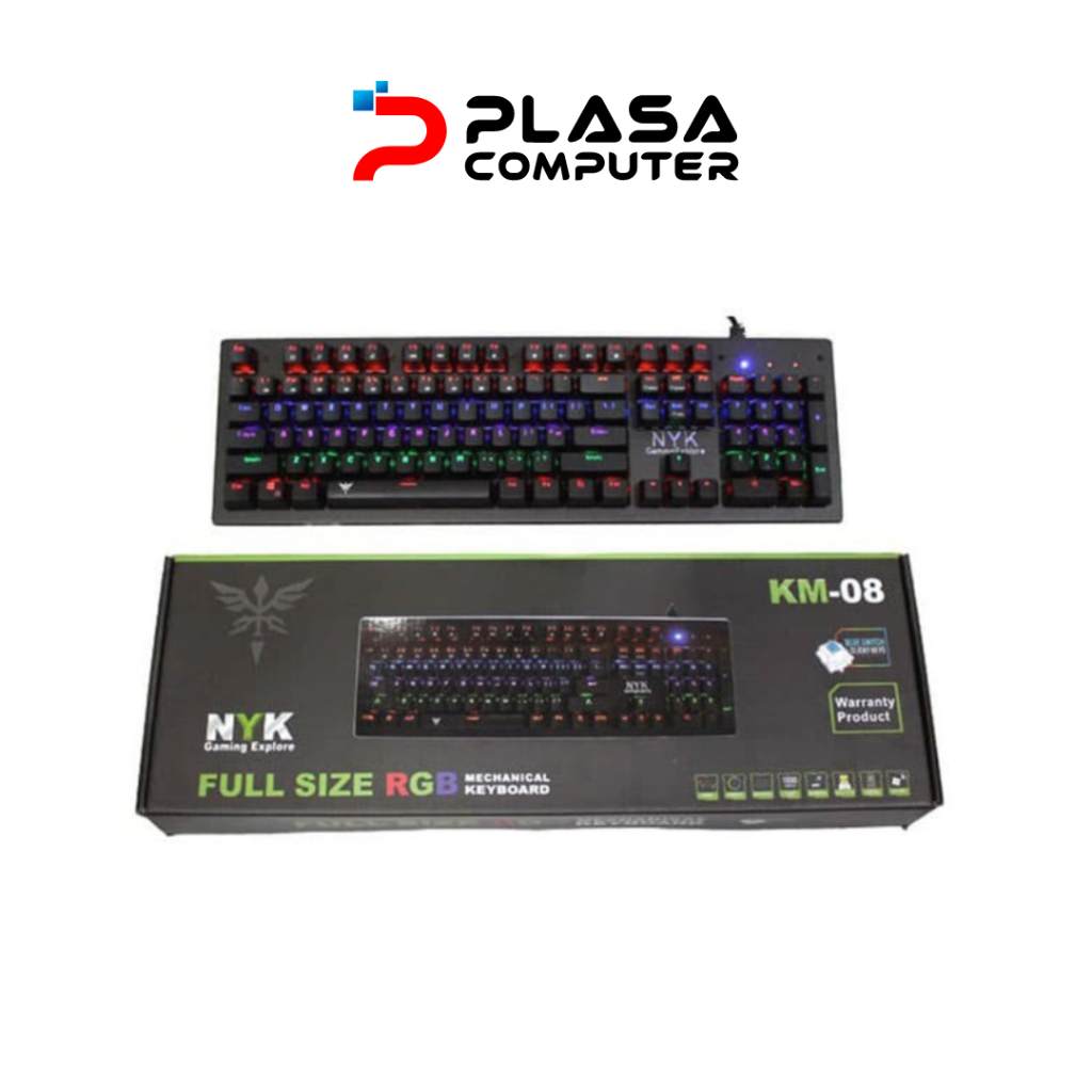 Jual NYK Gaming Keyboard Mechanical Full RGB KM-08 | Shopee Indonesia