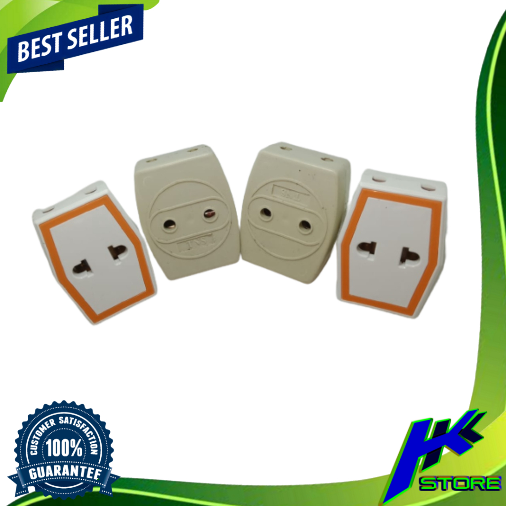 Jual Steker T Multi Colokan Listrik cabang 3 T Multi Sambungan Cabang 3 ...