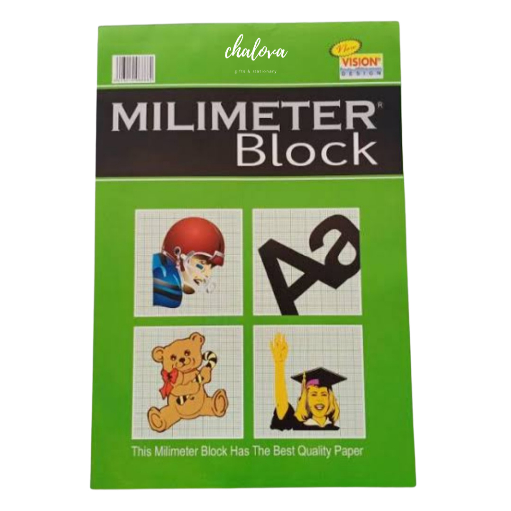 Jual [PCS] BUKU MILIMETER VISION FOLIO / VISION MILIMETER BLOCK F4 ...