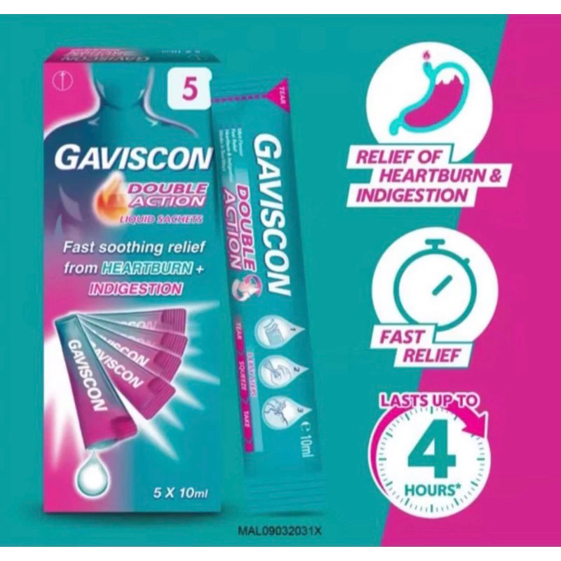 Jual Gaviscon Dual Double Action Liquid Gerd Asam Lambung Sakit Maag ...