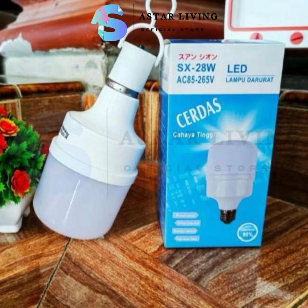 Jual [AL] Lampu Bohlam LED Emergency Light Lamp Sentuh SX 28 Watt ...