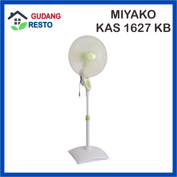 Jual COD KIPAS ANGIN MIYAKO KAS 1627 KB GB / PL BERDIRI STAND FAN DESK FAN MEJA DUDUK 16 IN 16 ...