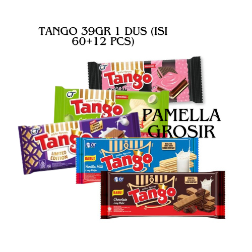 Jual WAFER TANGO 39GRAM 1DUS (1 DUS ISI 60 PCS)!!!! | Shopee Indonesia