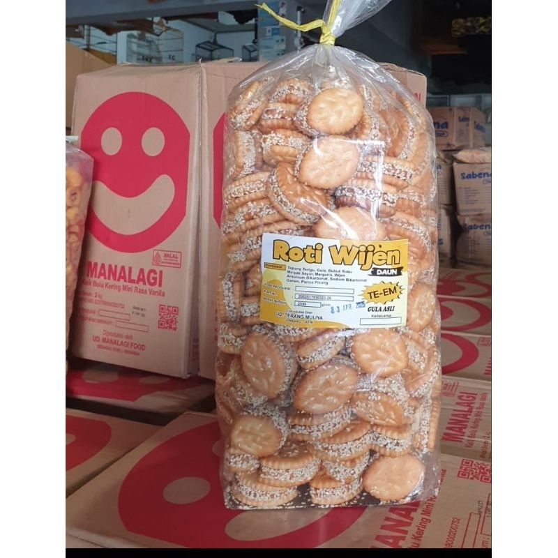 Jual Snack Roti Wijen Kemasan 2,5 KG | Shopee Indonesia