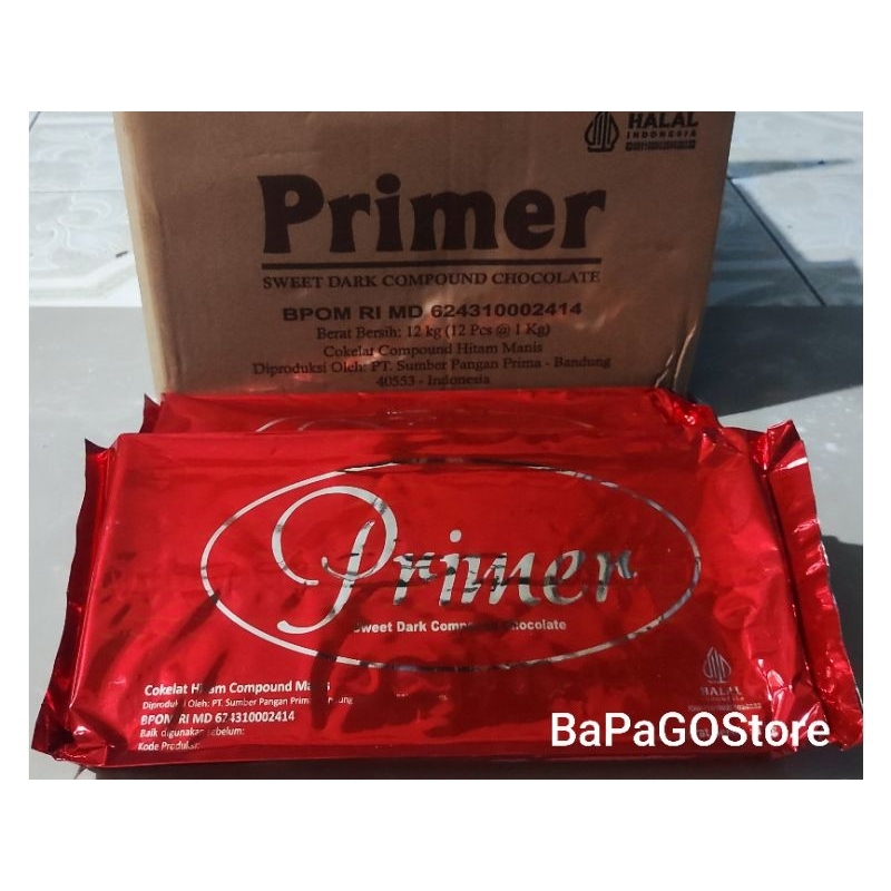 Jual COKLAT / COKLAT BATANG PRIMER / PRIMER MERAH/SWEET DARK COMPOUND ...