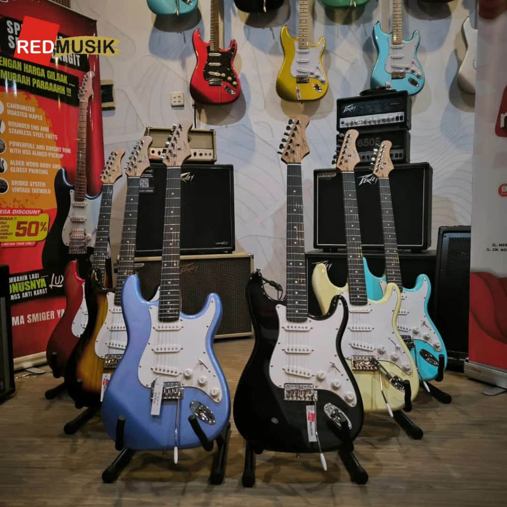 Jual Gitar Smiger Elektrik LG-1M Electric Guitar Stratocaster Smiger ...