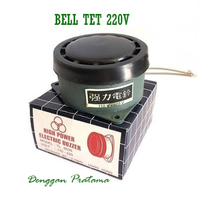 Jual Bel Tet Bell Sekolah High Power Electric Buzzer 220V | Shopee Indonesia