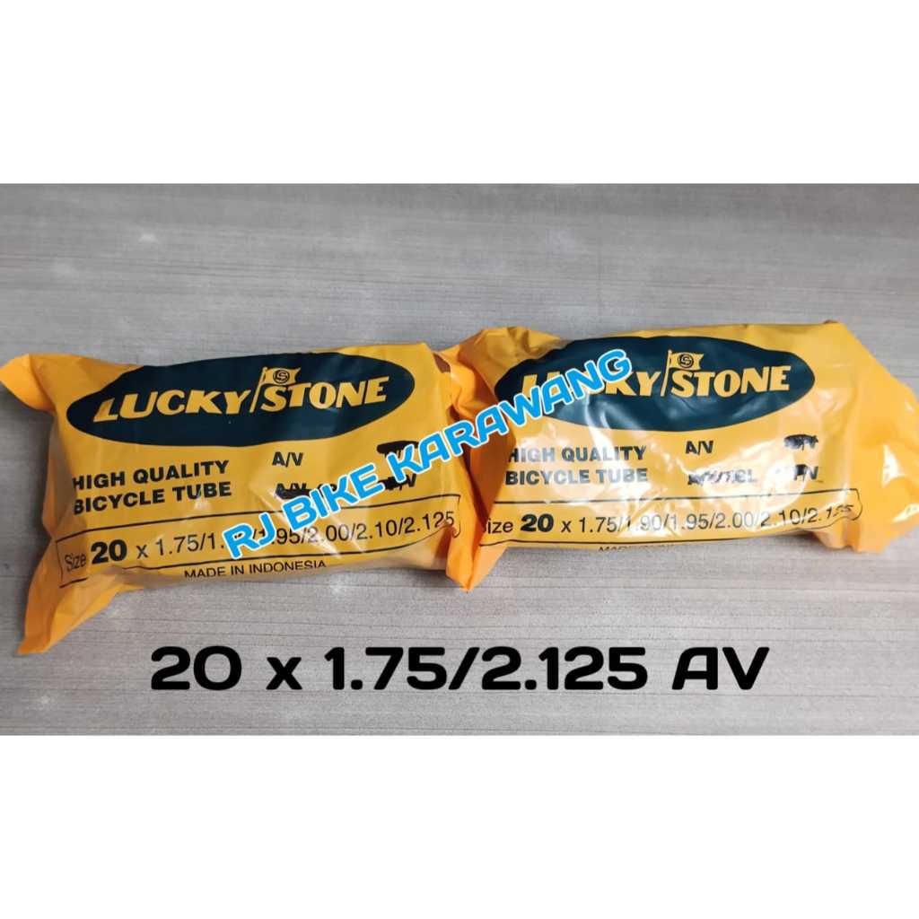Jual BAN DALAM SEPEDA LUCKY STONE 20 X 1.75/2.125 AV PENTIL MOTOR | Shopee Indonesia