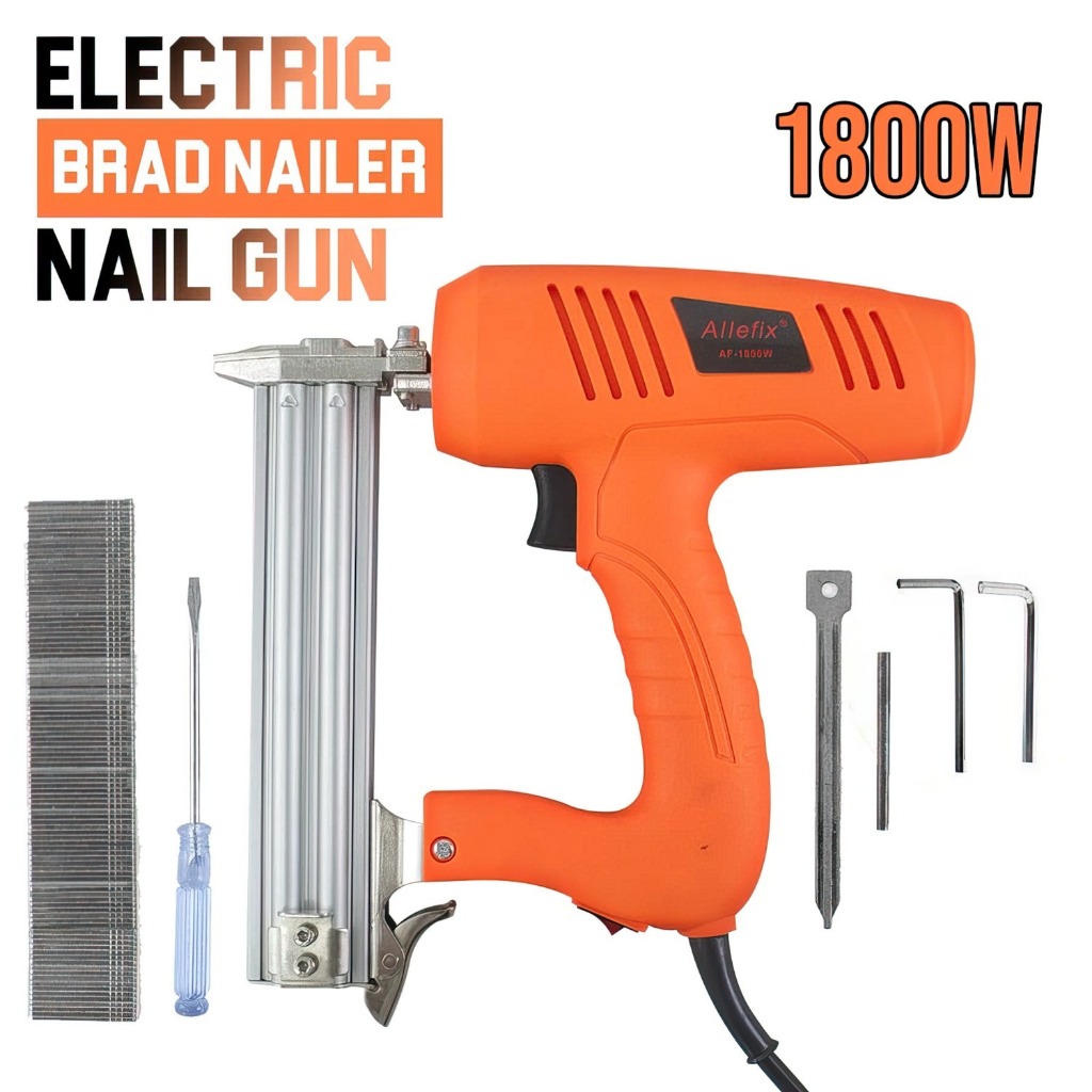 Jual Alat Paku Tembak Air Nail Gun F30 Stepler Lurus Multifungsi 1800 watt | Shopee Indonesia