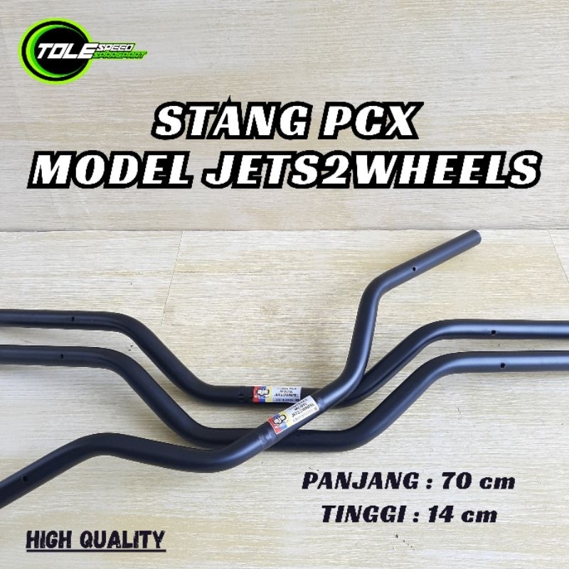 Jual Stang Stir Setang Setir Model Jets2wheels Hitam Pnp Pcx 150 160 ...