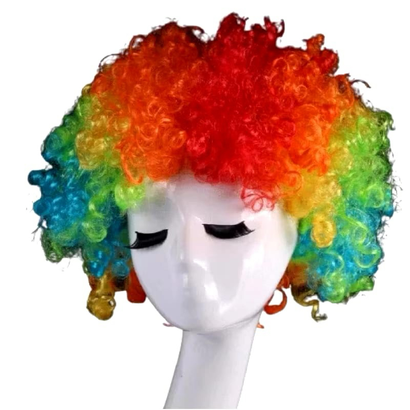 Jual wig badut rainbow | Shopee Indonesia