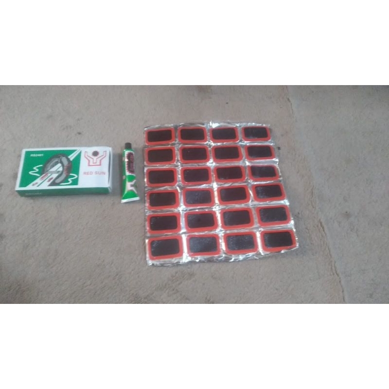 Jual cold rubber patch alat tambal ban dalam tip top ukuran Large isi ...