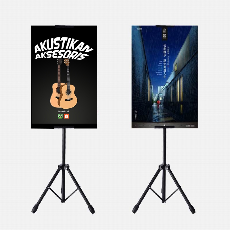 Jual Stand Banner Telescopic 3 Section Papan Iklan Banner Bahan ...