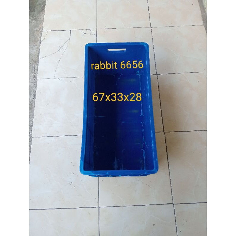 Jual box container 6656 size 67x33x28.cm bekas ready warna orange ...