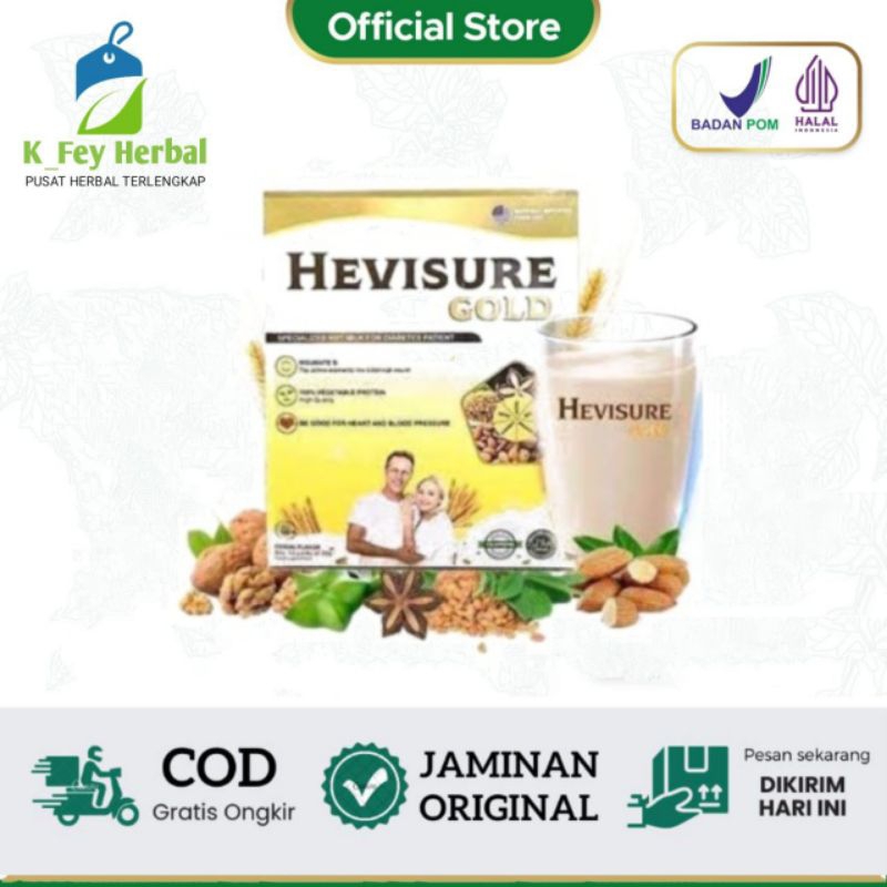 Jual HEVISURE GOLD MILK SUSU ORIGINAL OBAT DIABETES KENCING MANIS ...
