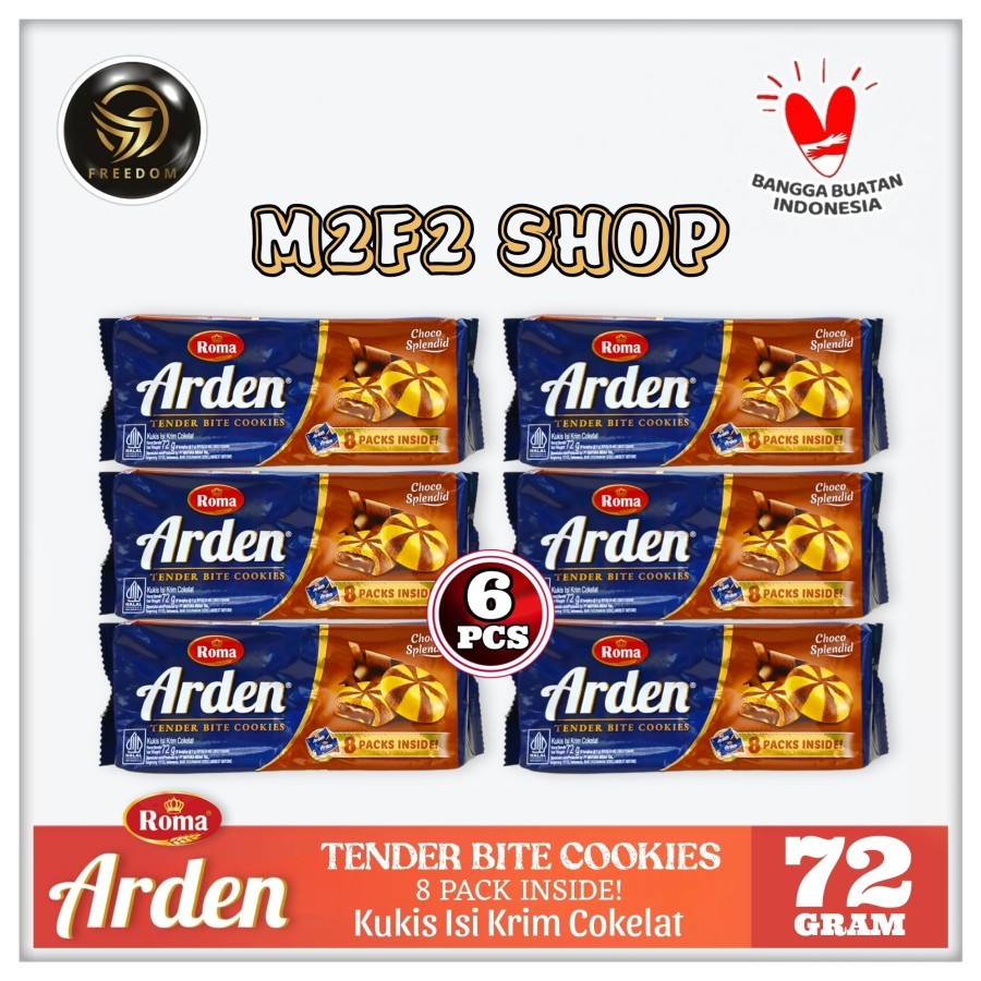 Jual Roma Arden Tender Bite Cookies Choco Splendid | Biskuit Kukis Krim ...