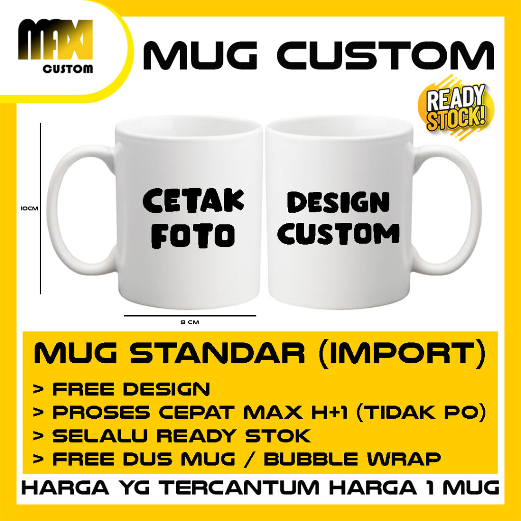 Jual Mug Custom Terlengkap & Harga Terbaru April 2026 | Shopee Indonesia