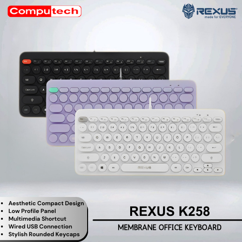 Jual Rexus Keyboard Office K258 - REXUS Keyboard Kantor K 258 | Shopee ...