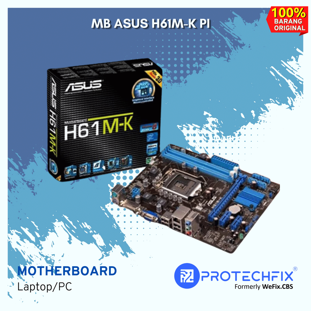Jual Motherboard ASUS H61M-K - Mainboard | Shopee Indonesia