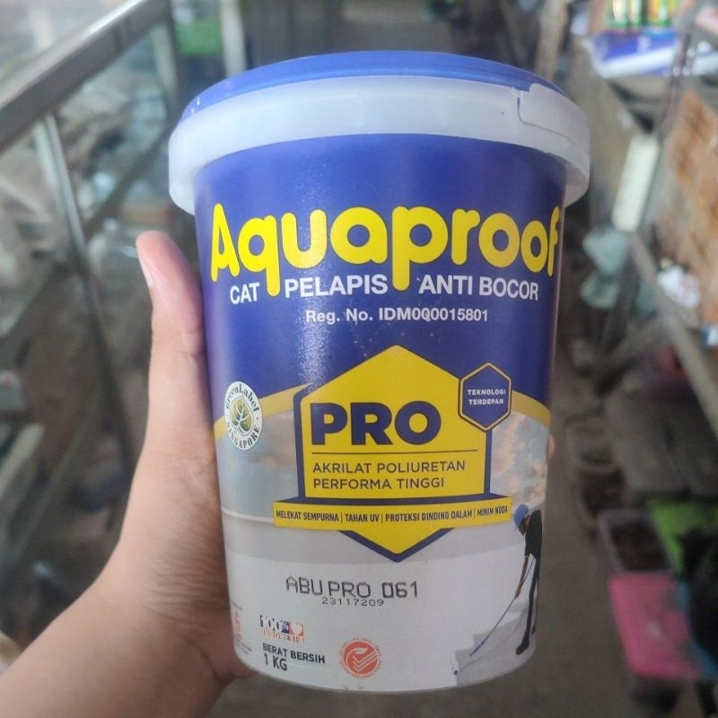 Jual AQUAPROOF CAT PELAPIS ANTI BOCOR PRO AKRILAT POLIURETAN PERFORMA ...