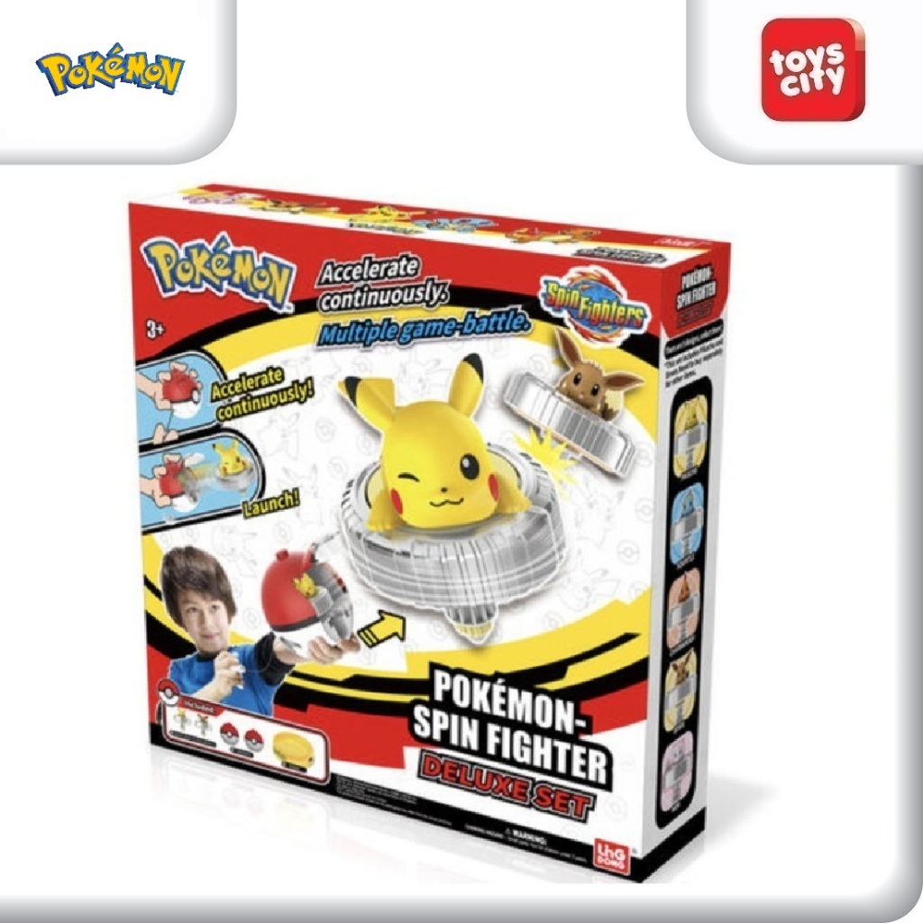 Jual Pokemon Spin Fighter Deluxe Set - Mainan Gasing Set Lengkap Dengan ...