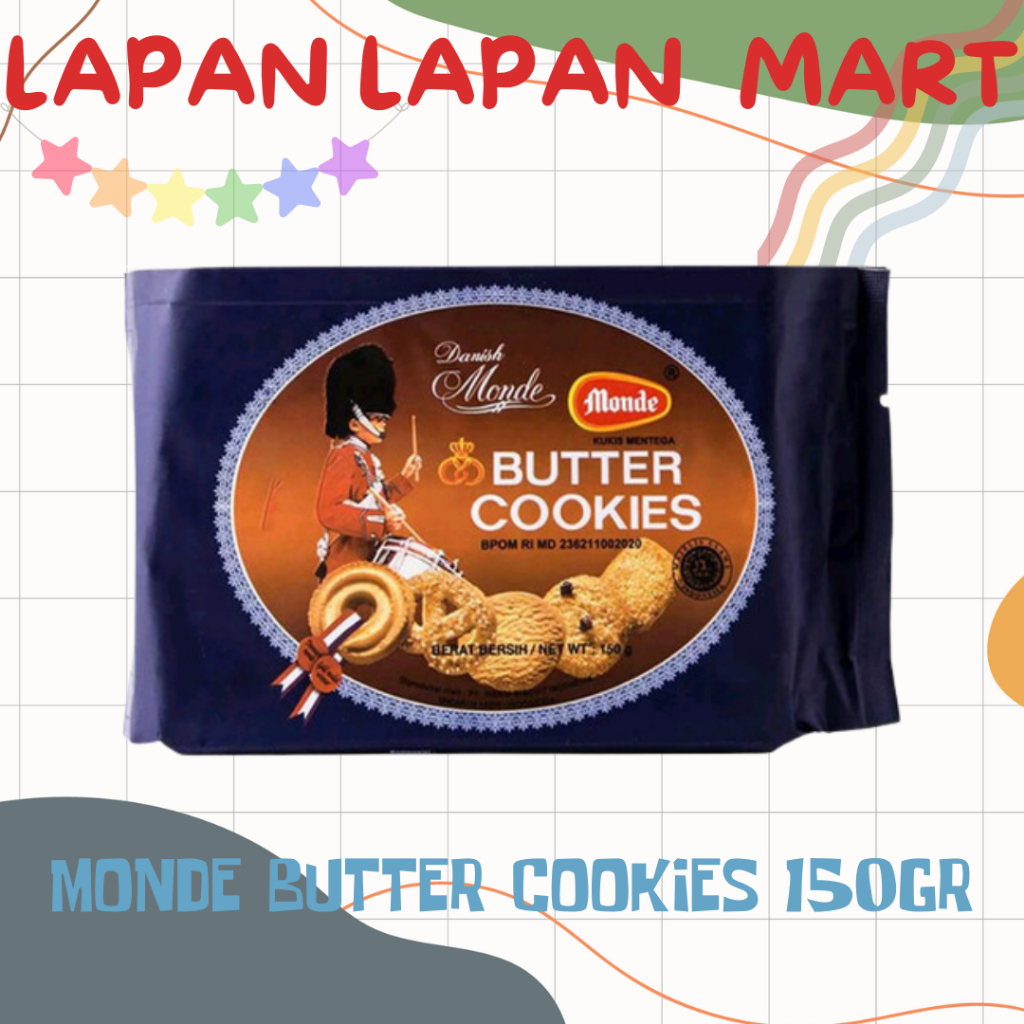 Jual Monde Butter Cookies 150gr (Kue Kering) | Shopee Indonesia