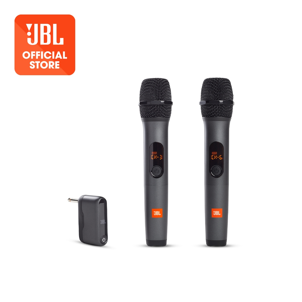 Jual JBL Wireless Microphone Set (2 mic) with Receiver | Shopee Indonesia