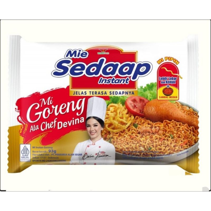 Jual Mie Sedaap Goreng Ala Chef Devina 90gr | Shopee Indonesia