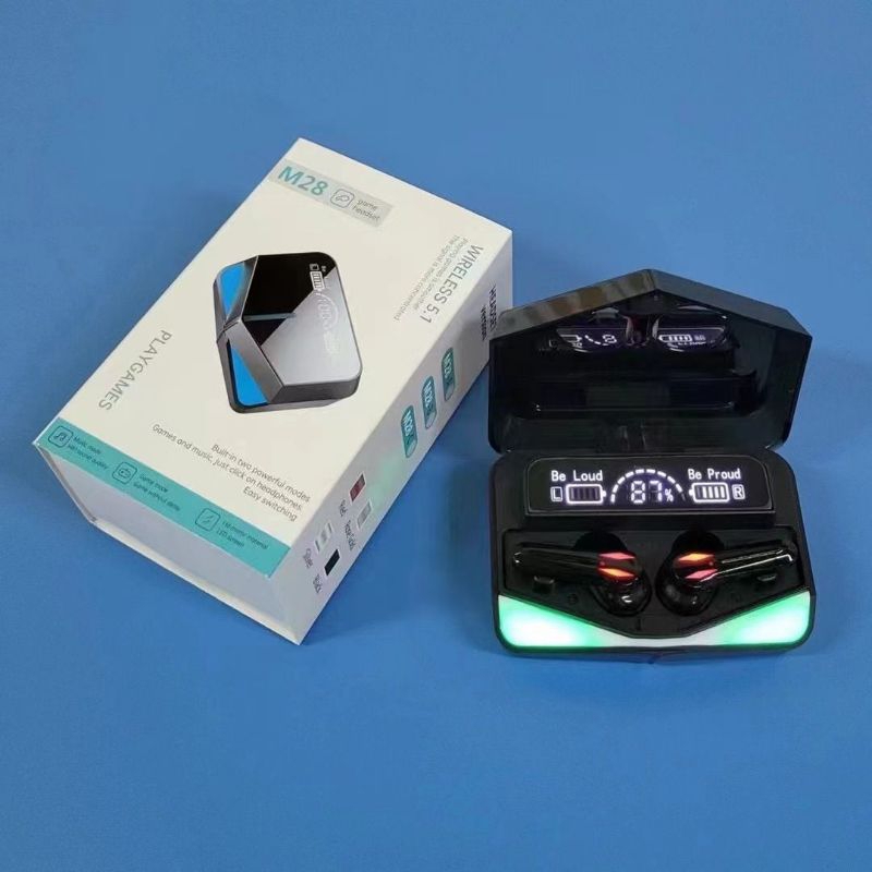 Jual Headset Bluetooth TWS M28 Segel ZB (Grade A) | Shopee Indonesia