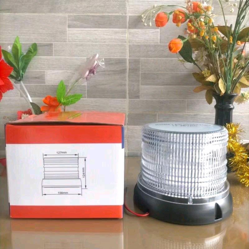 Jual Lampu Rotari LED 3 mode Mobil 12 Volt / Truk Fuso 24Volt Tahan Air ...