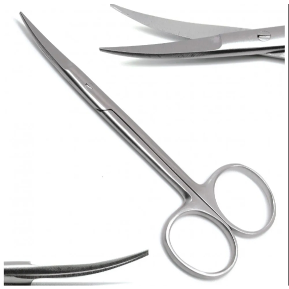 Jual Dental Gunting Bedah Scissor Lurus Bengkok Medis Jahit Suturing Silk Catgut | Shopee Indonesia