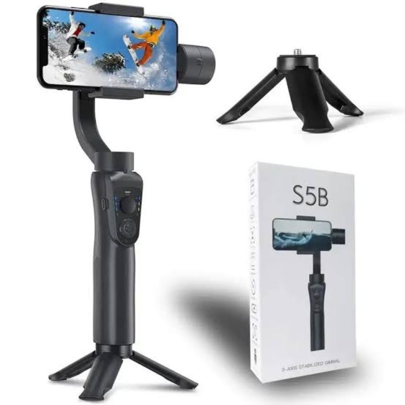 Jual SMART GIMBAL PROFESIONAL S5B 3-AXIS HANDHELD STABILIZER HANDPHONE ...