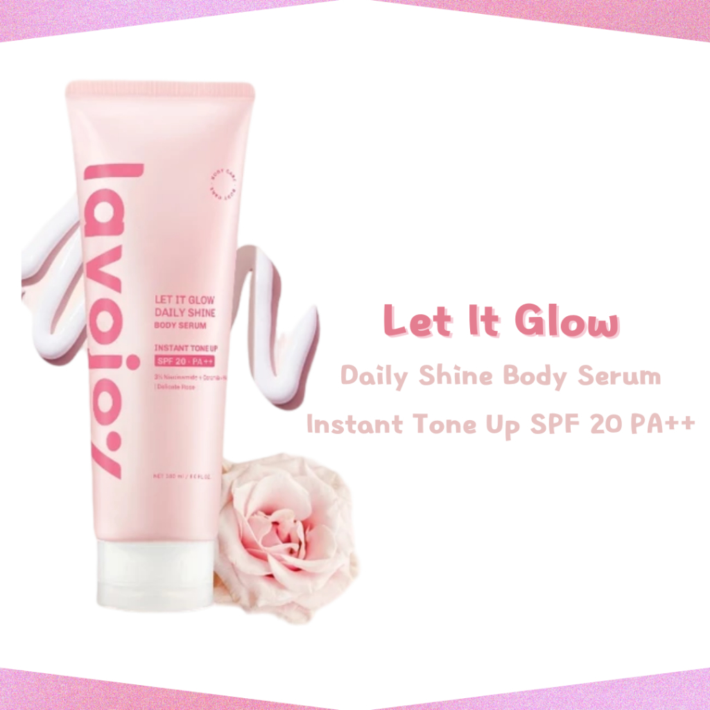 Jual LVJ Lavojoy Let It Glow Daily Shine Body Serum Instant Tone Up SPF ...