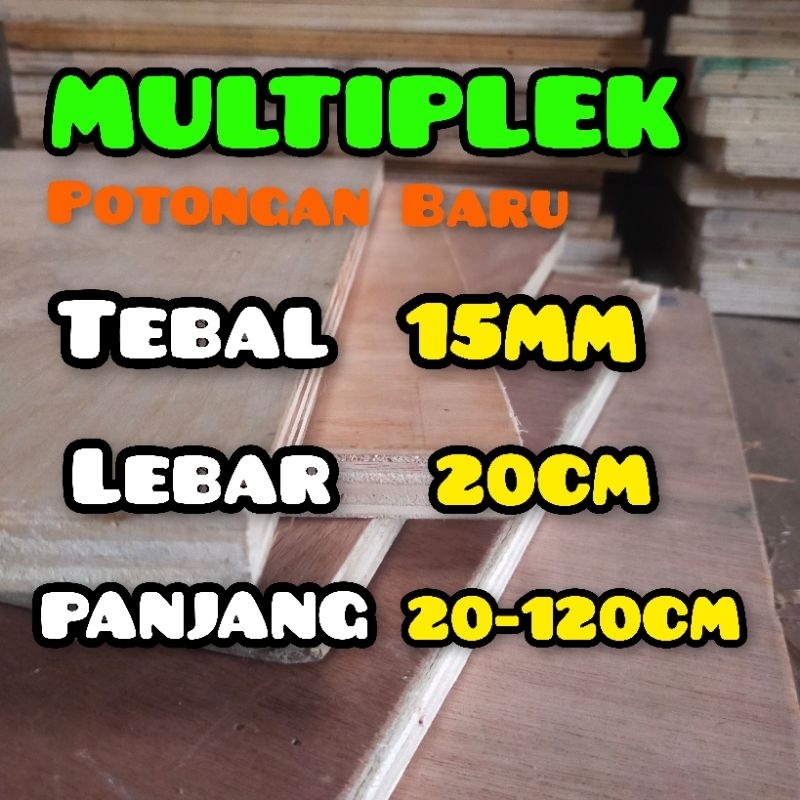 Jual TRIPLEK / MULTIPLEK 15MM POTONGAN BARU LEBAR 20 X 20-120CM ...
