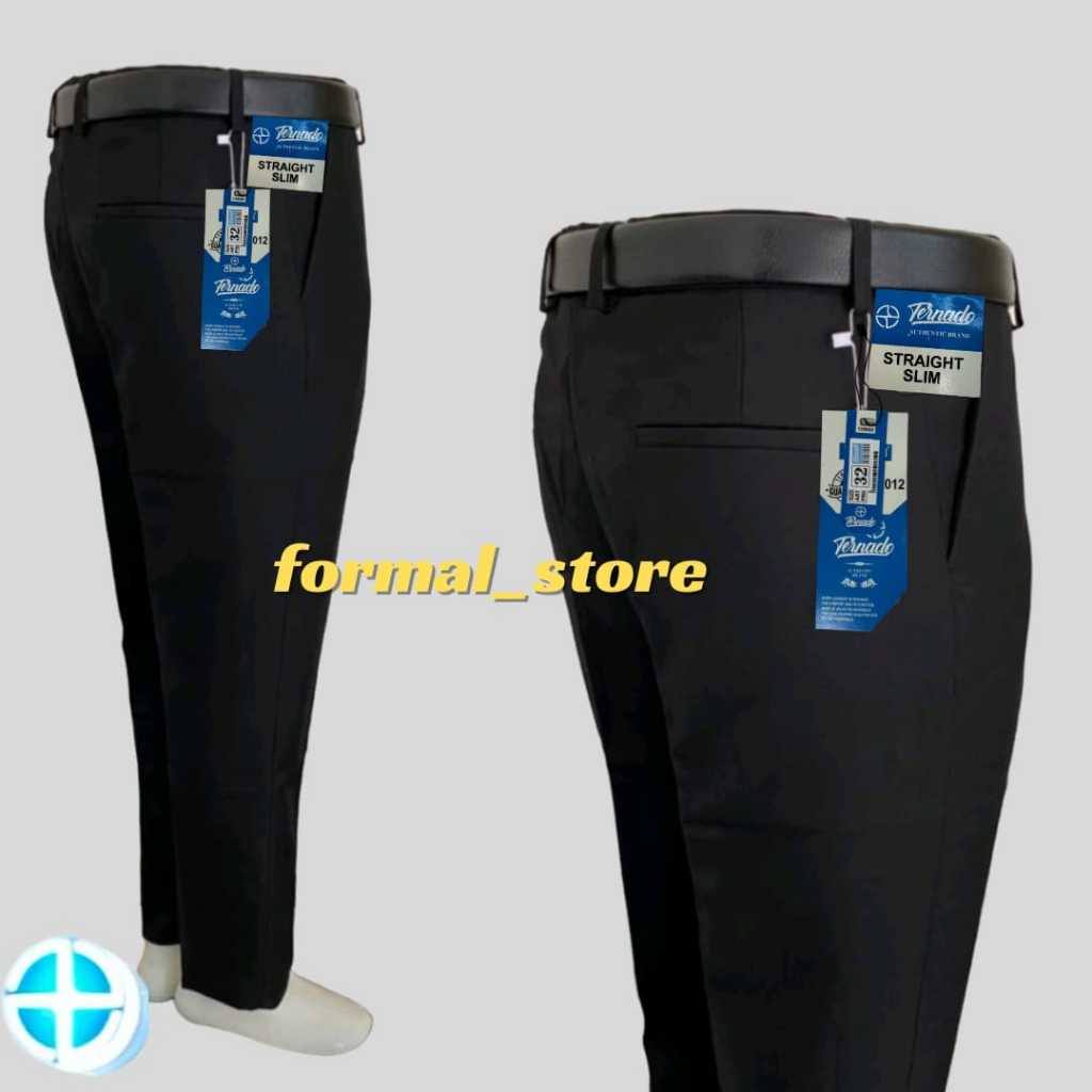 Jual Celana Pria Formal Bahan Premium Navy Black Dark Grey Light Grey ...