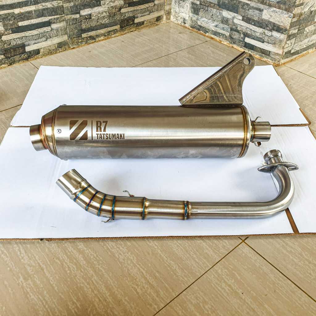 Jual Knalpot Standar Racing Suzuki Spin 125 PNP Original R7 Exhaust ...