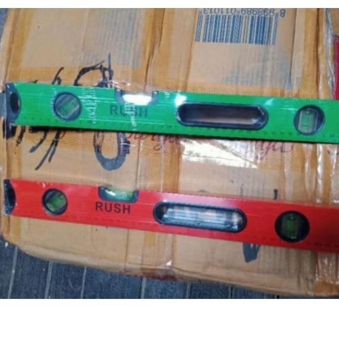 Jual waterpas magnet RUSH 12 inchi waterpass penggaris 30cm aluminium ...