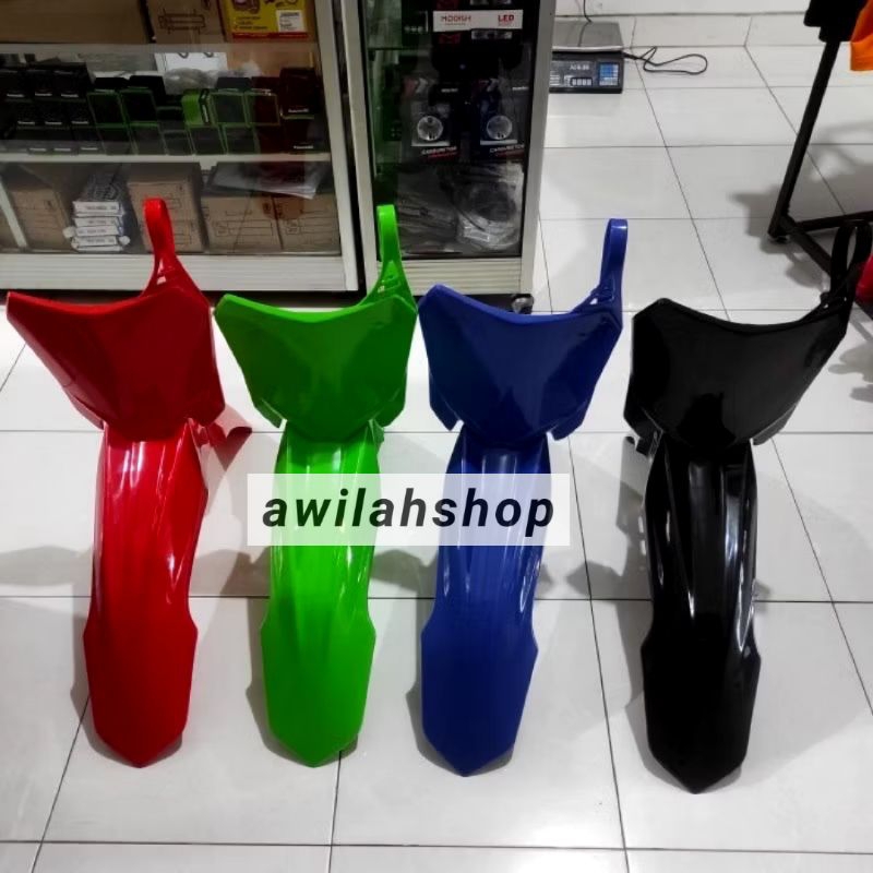 Jual Spakbor Depan Honda CRF 250 R 2014-2017 Hitam Dan Papan Start Number Pelate Front Fender ...
