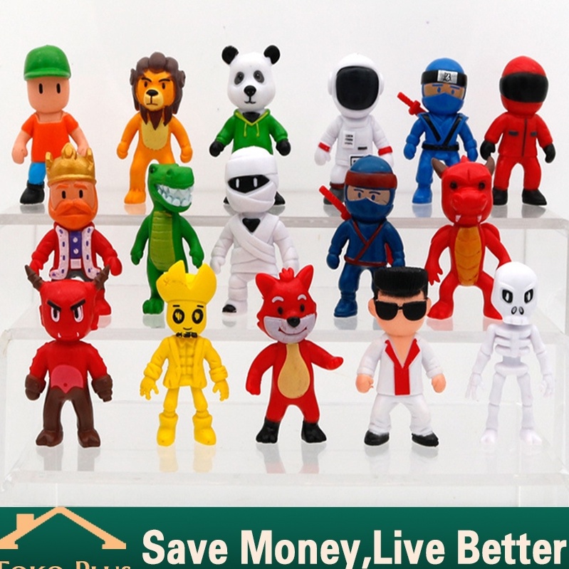 Jual Hadir Surprise 16Pcs Mainan Pajangan Stumble Guys Figure Astronaut ...
