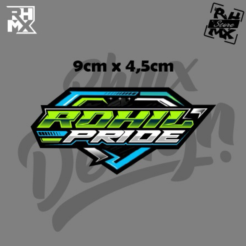 Jual sticker ROHIL PRIDE racing pack motor viral terbaru stiker ROKAN ...