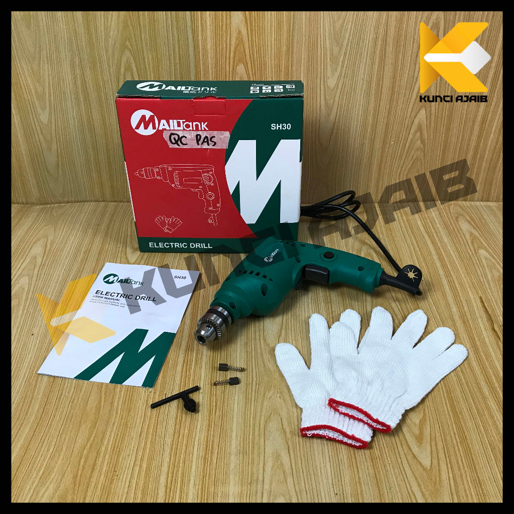 Jual MAILTANK SH30 Mesin Bor Besi Kayu 10 mm - Electric Drill | Shopee Indonesia