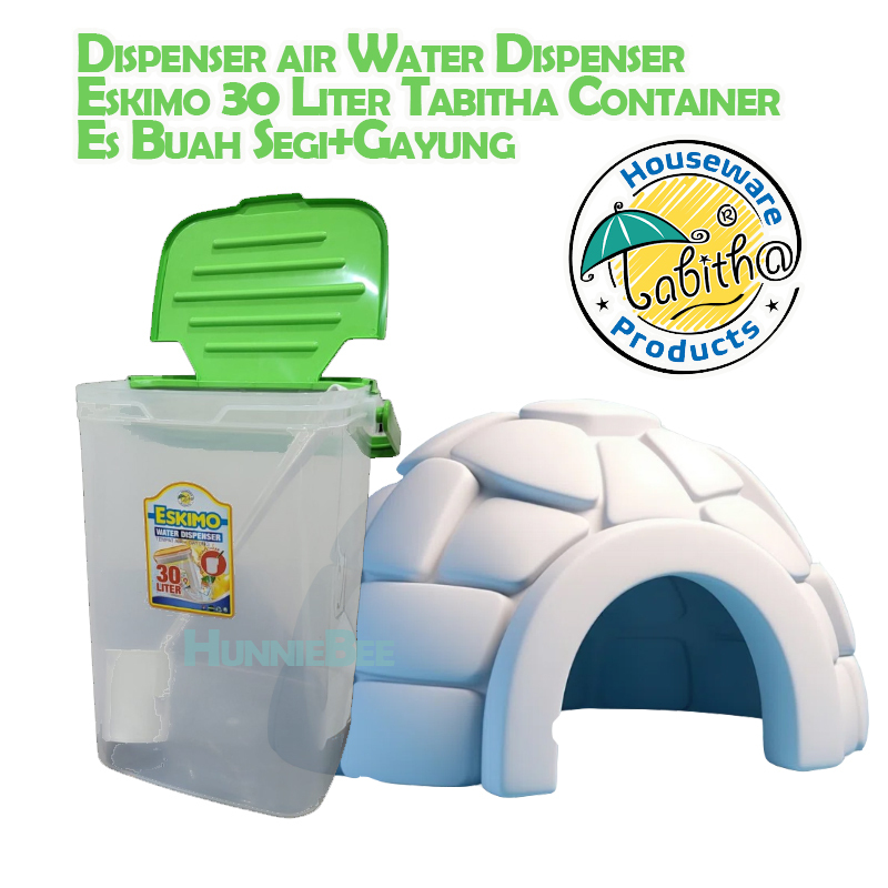 Jual Dispenser air Water Dispenser Eskimo 30 Liter Tabitha Container Es ...